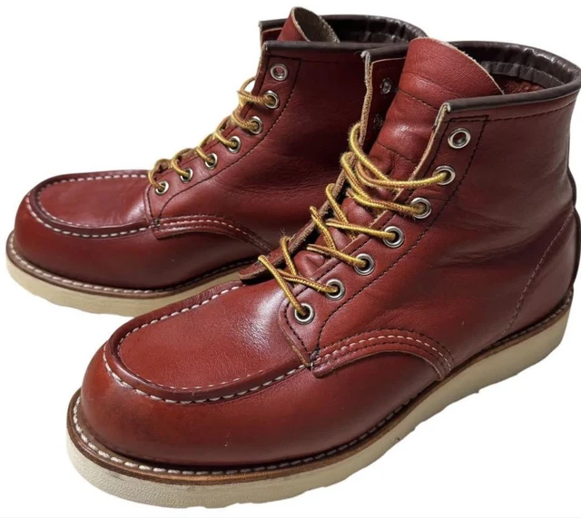 RED WING BOOTS 8875 dog tag US:7E Leather Reddish brown 039492d £322.99 ...