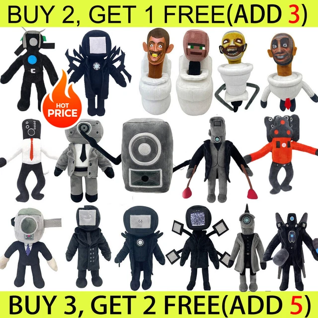 SKIBIDI TOILET PLUSH Toy Plush Doll Toy Cartoon Video Character ...