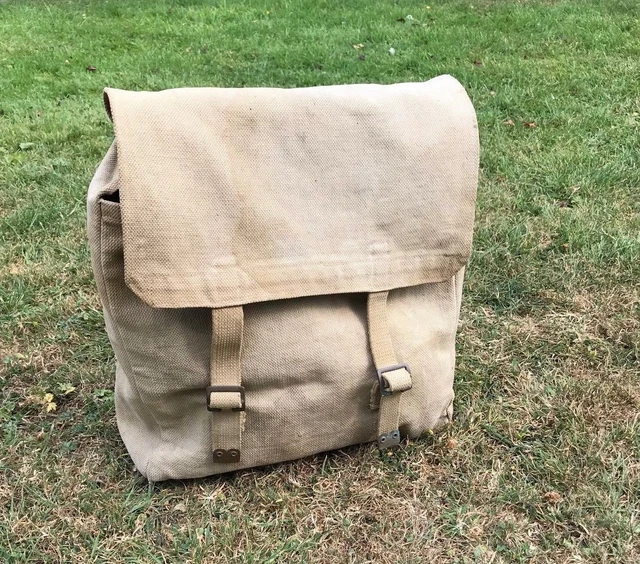 WW2 BRITISH ARMY P37 Webbing Backpack. Meco 1941 Original With Straps ...