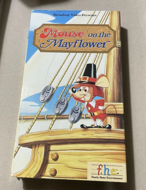 MOUSE ON THE Mayflower VHS Tape 1968 Rankin-Bass Thanksgiving Cartoon ...