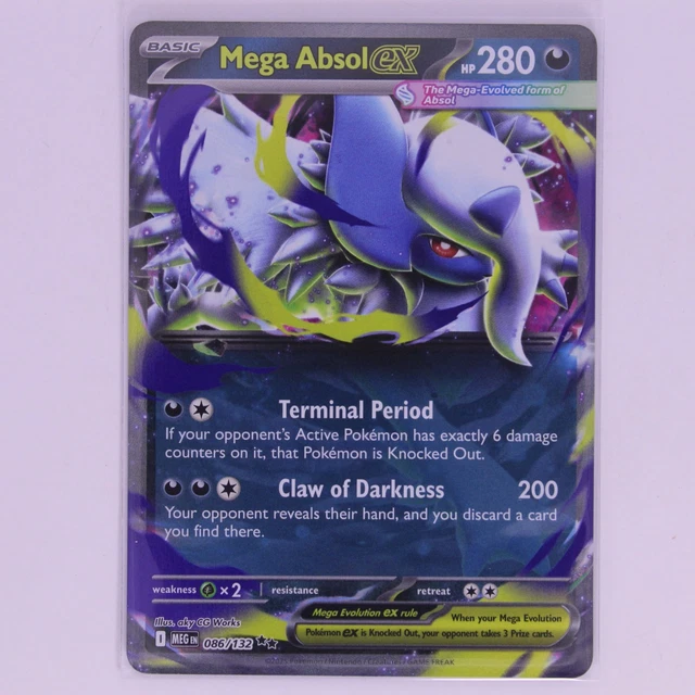 POKÉMON TCG - Mega Evolutions - Mega Absol EX - English - 086/132 - NM/M $4.99 - PicClick AU