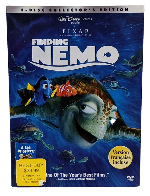FINDING NEMO 2-DISC DVD Collector's Edition Walt Disney Pictures ...