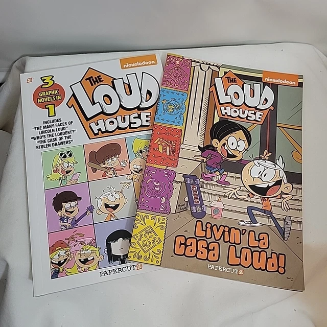NICKELODEON THE LOUD House graphic novel tascabili 3 in 1 #4 & #8 Livin ...