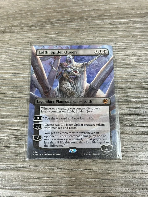 MTG LOLTH, SPIDER Queen (284/518) Adventures in the Forgotten Realms NM $10.00 - PicClick CA