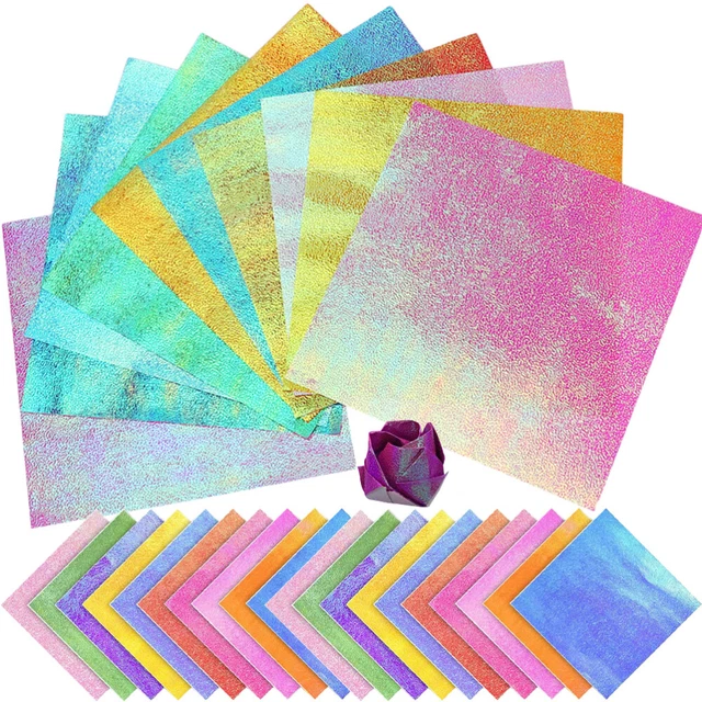 150 PCS FOLDING Papers Origami for Kids Sparkly Crane Crafts Child ...