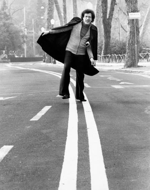 ITALIAN SINGER PEPPINO di Capri posing in street Rome 1970s Old Photo ...