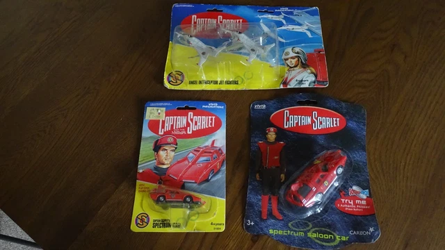 VIVID IMAGINATIONS CAPTAIN Scarlet Spectrum Cars & Angel Interceptors £ ...