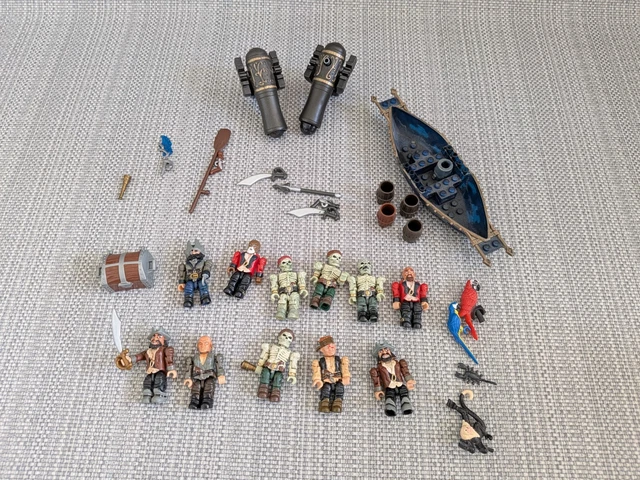 MEGA BLOKS PYRATES / Pirates Mini Figure Bundle 11 Figures and ...