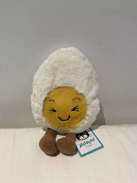 JELLYCAT LAUGHING BOILED Egg - Jellycat Amusable Egg - Laughing Egg ...