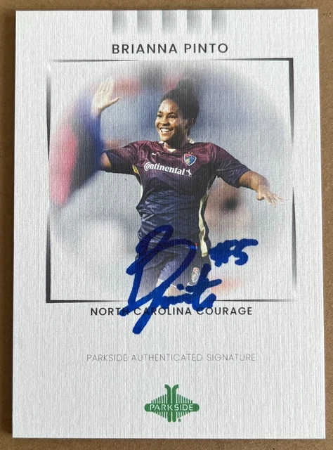 CARTE AUTO BRIANNA Pinto 2022 Parkside NWSL Paramount SIGNATURE SERIES ...