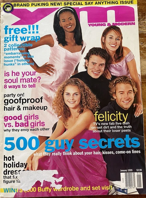 Y2K RARE VINTAGE YM Magazine Dec 1998/Jan 1999 Keri Russell Lance Bass ...