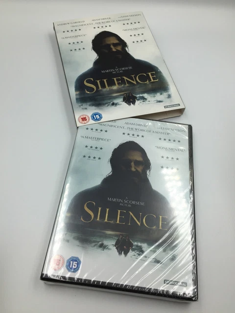 SILENCE [DVD] ANDREW Garfield, Liam Neeson, Adam Driver • Slip Cover ...