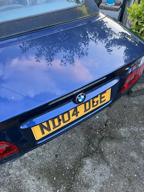 BMW GENUINE E46 M3 Convertible Tailgate Boot Lid Blue 3 Series 320 325 ...