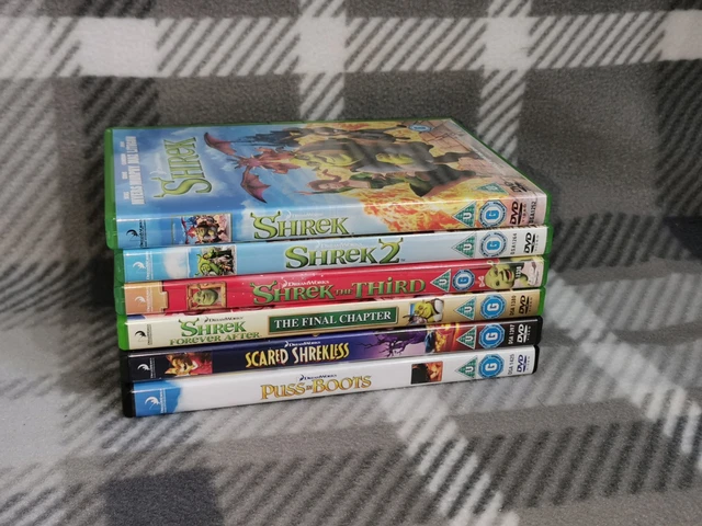 SHREK COMPLETE COLLECTION DVD Set 1-4 Plus Bonus DVDs £7.04 - PicClick UK