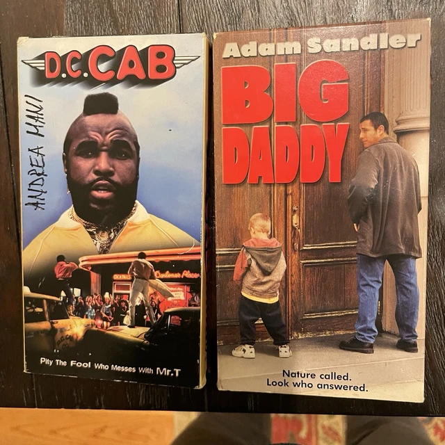 DC CAB W/MR.T & Big Daddy W/ Adam Sandler - 2 VHS Tapes Of Your Classic ...