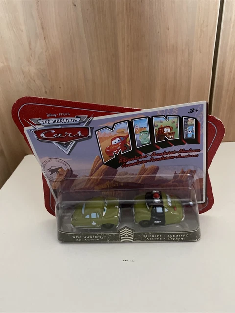 DISNEY PIXAR CARS Doc Hudson & Sheriff Mini Adventures Sergenti di ...