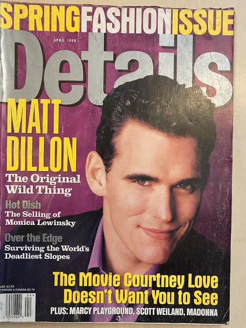 DÉTAILS AVRIL 1998 Matt Dillon, Scott Weiland, Chloé Sevigny EUR 9,78 ...