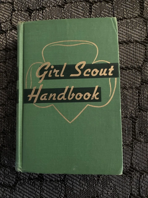 VINTAGE GIRL SCOUT Hand Book Handbook 1950 Intermediate Program ...