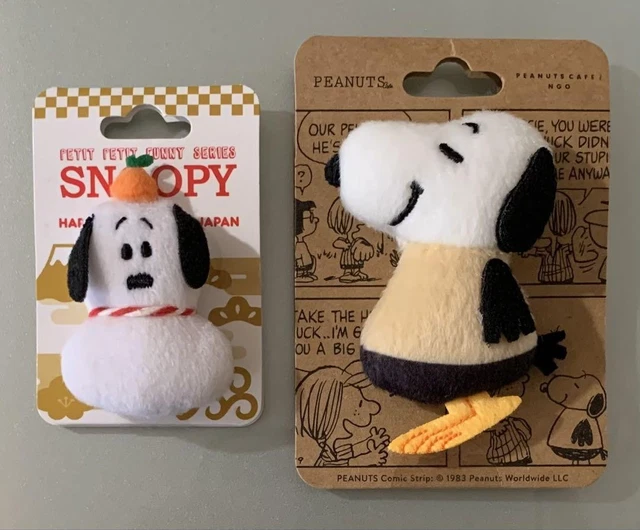 SNOOPY PLUSH BADGE Set Kagamimochi Pelican Stuffed Badges, Used £112.40 ...