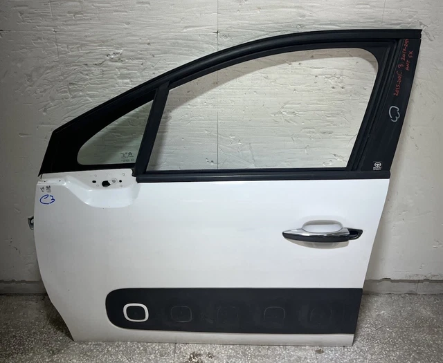 PORTE PORT PORTIÈRE avant Gauche Citroen C3 2016-2024 No Vitre EUR 491 ...