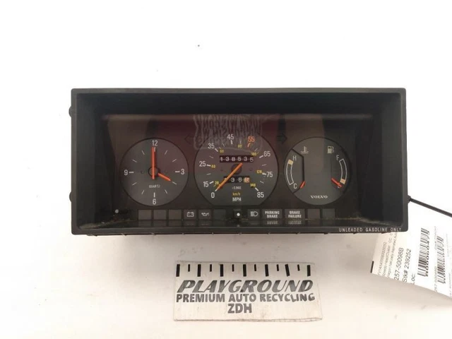 VOLVO 245 WAGON Instrument Speedometer Gauge Cluster Fits 1975-1989 ...