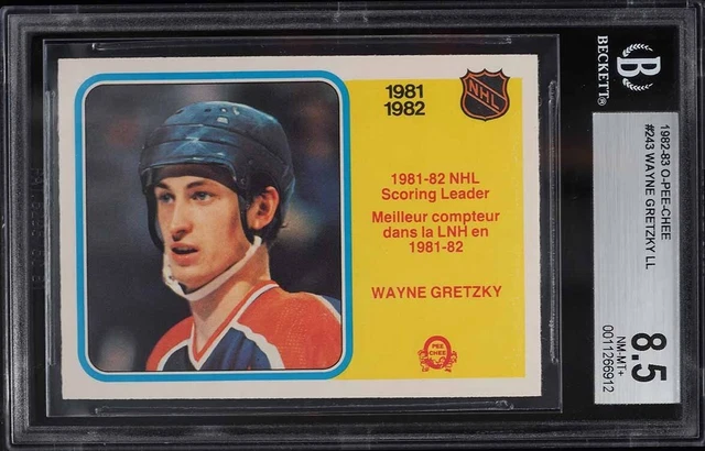 1982 O-PEE-CHEE HOCKEY Wayne Gretzky Scoring Ldrs #243 Bgs 8.5 $45.99 - PicClick CA
