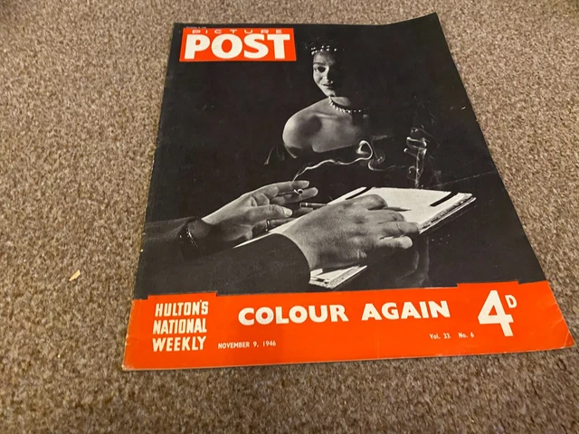 PICTURE POST MAGAZINE 9/11/46 Bruno Walter. Dr Geofrey Charles Lunt ...