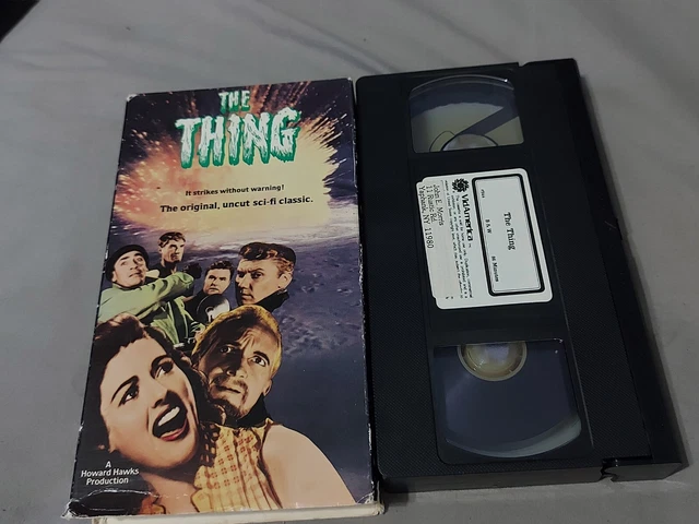 THE THING (1951) (VHS, 1987, VidAmerica) The Original, Uncut Sci-fi ...