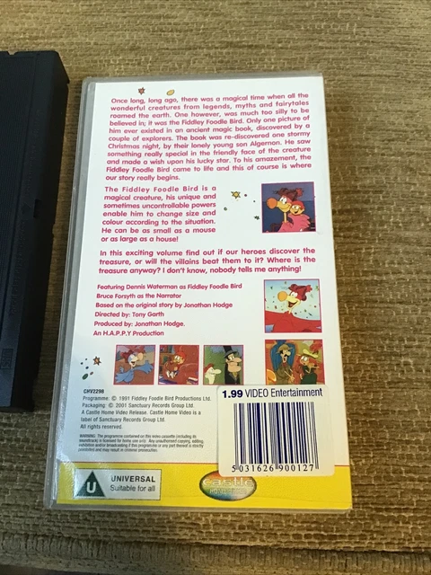 THE FIDDLEY FOODLE bird vhs video £1.20 - PicClick UK