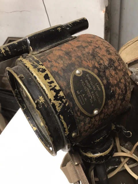 WW2 BRITISH ARMY Morse Code Signalling Lamp Daylight Short Range ...