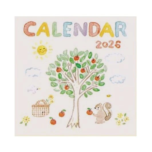 WATERCOLOR WALL CALENDAR 2026 RYU-RYU 5.5x5.7in Japanese Style New $36. ...