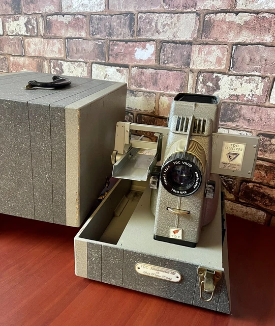 VINTAGE TDC SELECTRON Semimatic Streamliner 500 Slide Projector Not ...