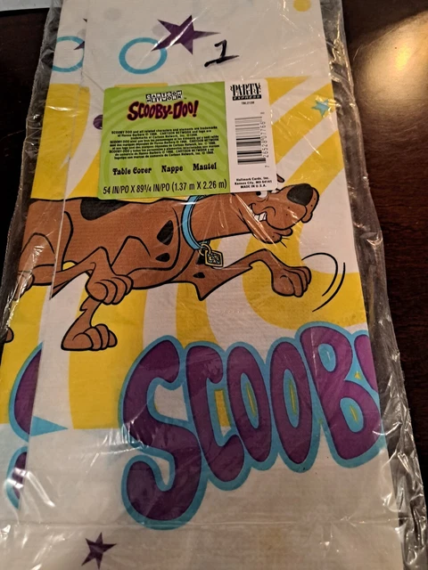 VINTAGE 1998 CARTOON Network Hallmark Scooby-Doo Paper Table Cover £9. ...