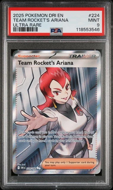 2025 POKEMON DRI En-Destined Rivals Ultra Rare #224 Team Rocket's ...