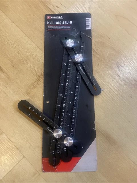 PARKSIDE MULTI- ANGLE RULERS With 4 Adjustable Rulers £6.99 - PicClick UK