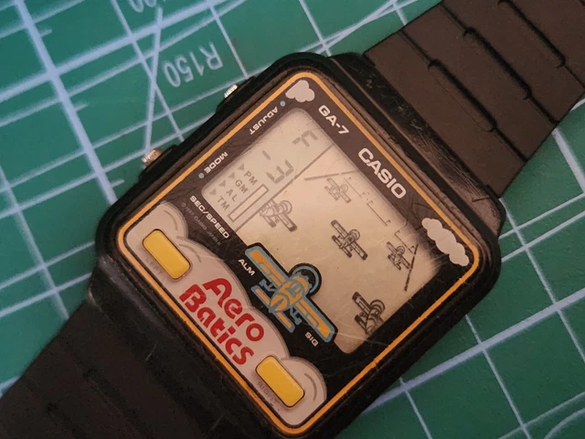 CASIO GA-7 &AEROBATICS& - Vintage Game Watch from the 1980s $469.00 ...