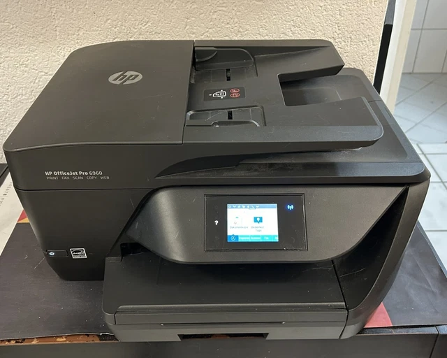 HP OFFICEJET PRO 6960 Drucker Tintenstrahldrucker A4 defekt ohne Zubehör EUR 12,50 - PicClick FR