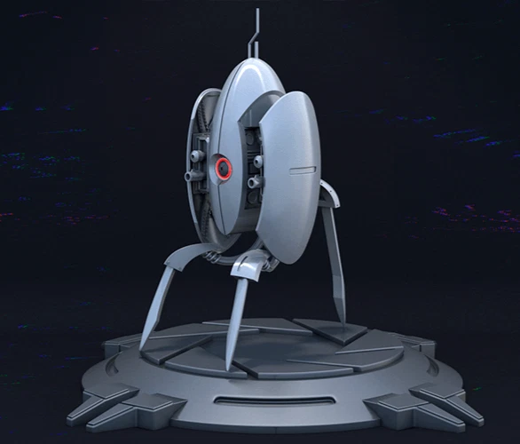 SENTRY TURRET FROM Portal Resin 3d printed model kit 1:16 Scale £44.99 ...