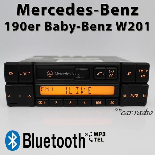 ORIGINAL MERCEDES W201 Radio Classic BE2010 Bluetooth Radio MP3 série ...