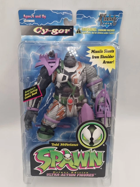 MCFARLANE TOYS SPAWN Deluxe Edition Ultra-Action Figures 1995 Cy-gor ...