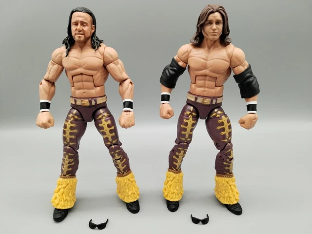MATTEL WWE ELITE Wrestling Figures MNM Johnny Nitro & Custom Joey ...
