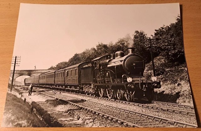 GER D56 4-4-0 1859 (LNER 8859 / 2550) 1911 Express FE Mackay Photo 8" x ...