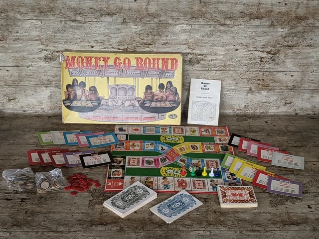 PHILMAR MONEY GO Round Board Game 1970’s Rare Vintage £9.99 - PicClick UK