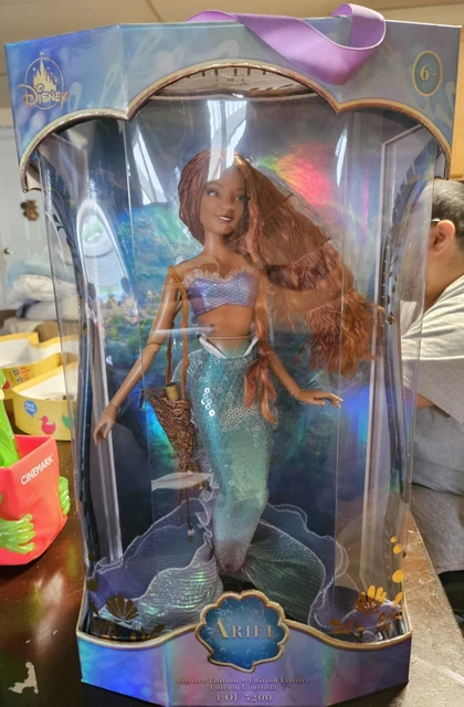 DISNEY LIMITED EDITION Ariel Live Action Little Mermaid 17” Doll New ️ ...