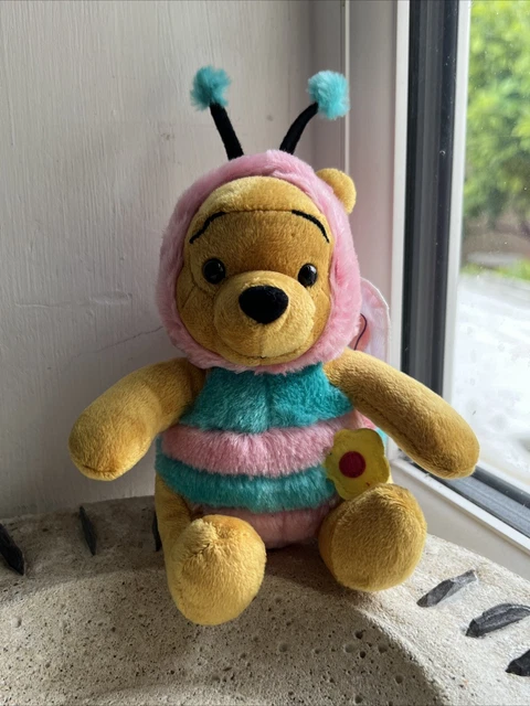 DISNEY WINNIE THE Pooh Bee Flutter Wing Bear Plush 6’’ £5.00 - PicClick UK
