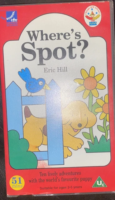 WHERE'S SPOT? - VHS Video PAL - 1995 - Vintage Children's / Kids Video ...