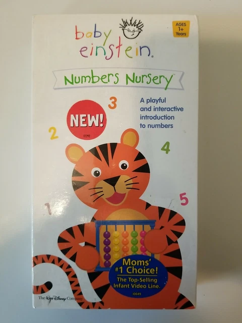 NEW RARE BABY Einstein: Numbers Nursery VHS-RARE VINTAGE COLLECTIBLE ...