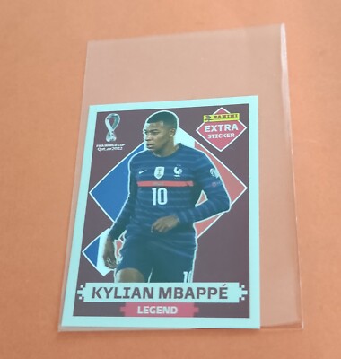 KYLIAN MBAPPE - Qatar 2022 FIFA World Cup Sticker EXTRA - Base - Panini ...