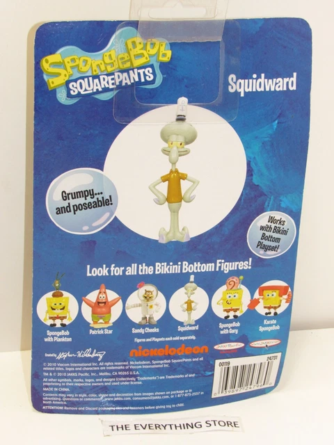 NICKELODEON JAKKS PACIFIC Spongebob Squarepants Squidward Poseable ...