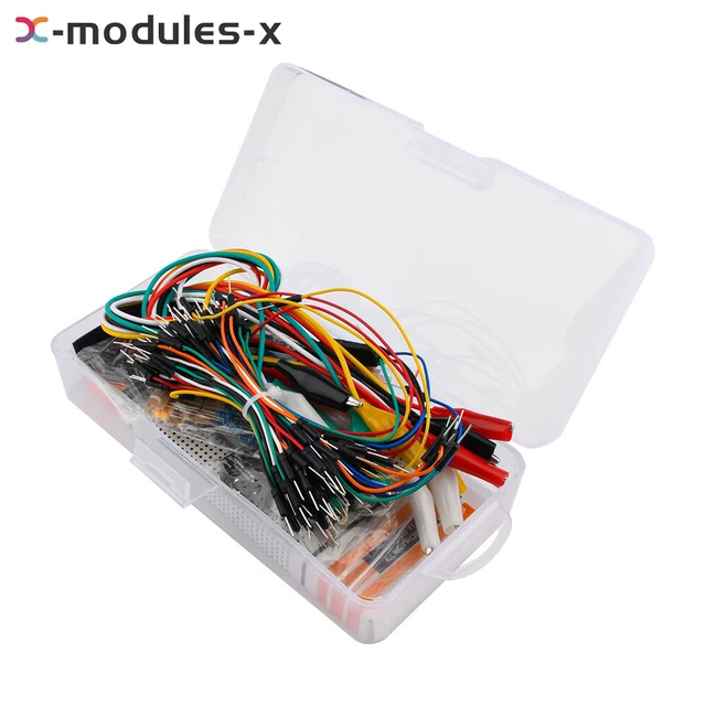 ELECTRONIC COMPONENT SET DIY Project Starter Kit With Box For Arduino ...